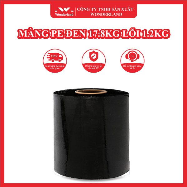 MÀNG PE ĐEN 17.8KG LÕI 1.2KG