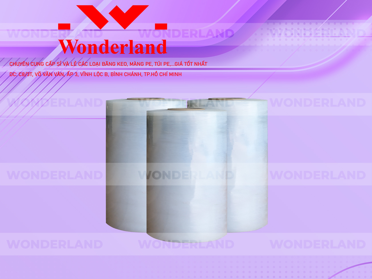 MÀNG PE TRẮNG 8.1KG LÕI 500G