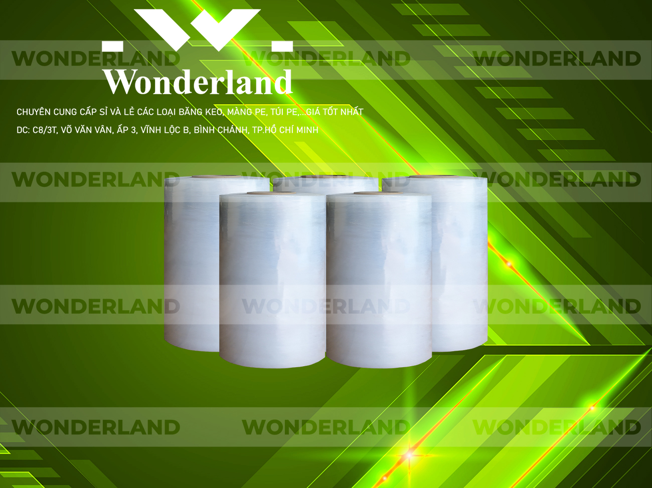 MÀNG PE TRẮNG 8.7KG LÕI 500G