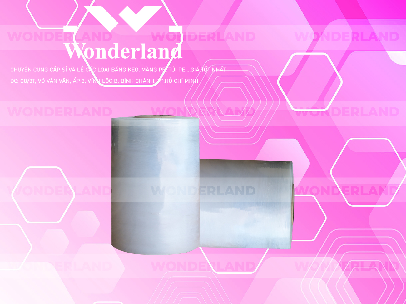 MÀNG PE TRẮNG 9.8KG LÕI 500G